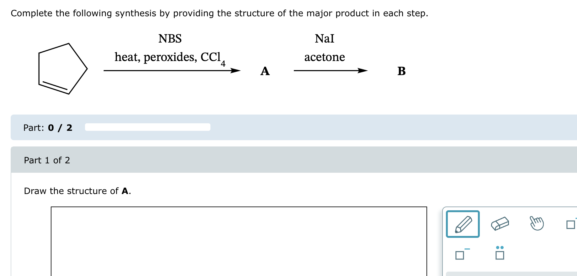 Solved Design a two-step synthesis of | Chegg.com