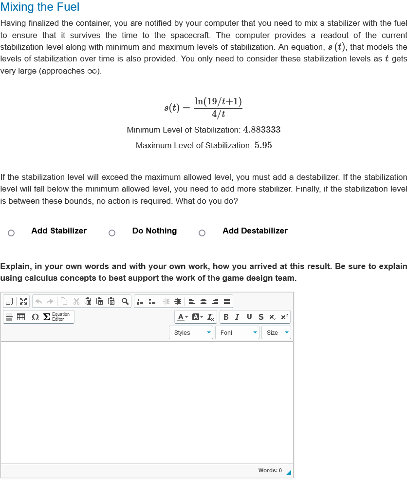 Solved Mixing the Fuel Having finalized the container, you | Chegg.com