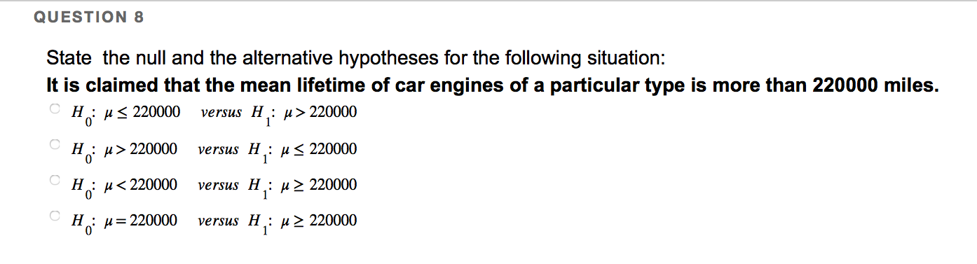 Solved State the null and the alternative hypotheses for the | Chegg.com