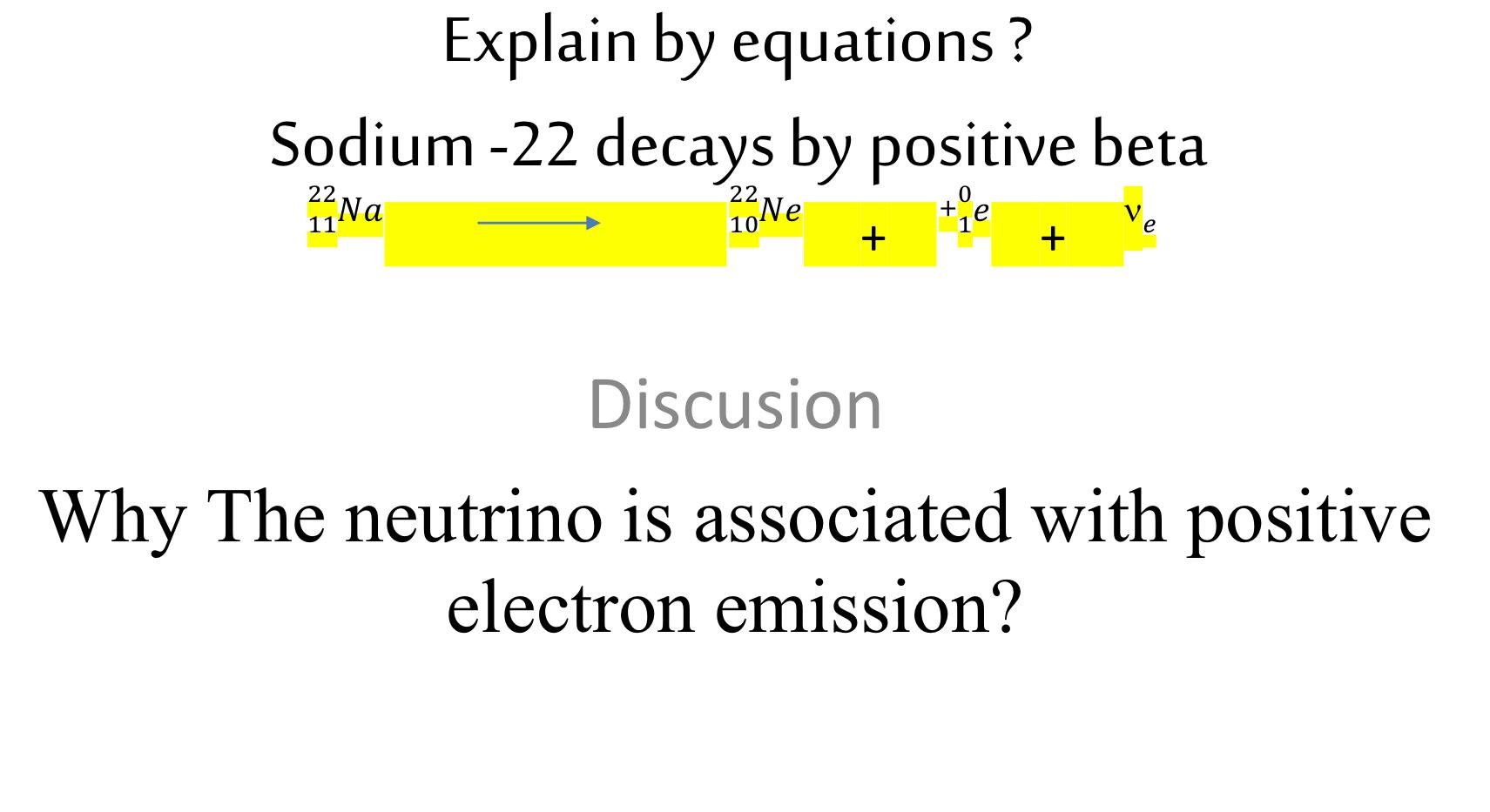 Solved Explain by equations ? Sodium -22 decays by | Chegg.com