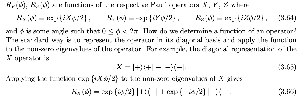 Solved RX(ϕ)≡exp{iXϕ/2},RY(ϕ)≡exp{iYϕ/2},RZ(ϕ)≡exp{iZϕ/2} | Chegg.com