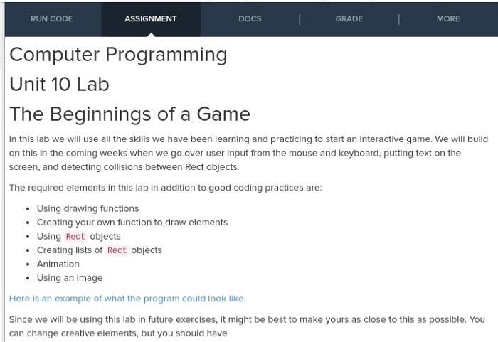 Solved RUN CODE ASSIGNMENT DOCS GRADE MORE Computer | Chegg.com