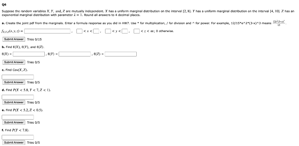 Solved Exponential Marginal Distribution With Parameter λ1 0834