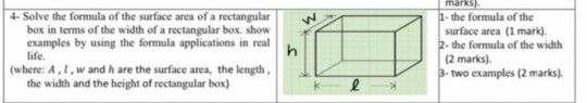 Solved 4- Solve the formula of the surface area of a | Chegg.com