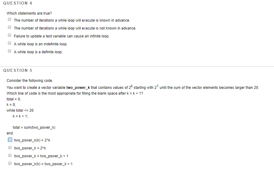Solved QUESTION 4 Which statements are true? The number of | Chegg.com