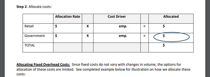 Solved Allocating Indirect Costs EXERCISE 1: Baskings | Chegg.com
