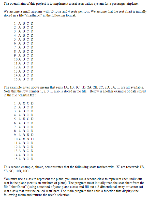 Solved The overall aim of this project is to implement a | Chegg.com
