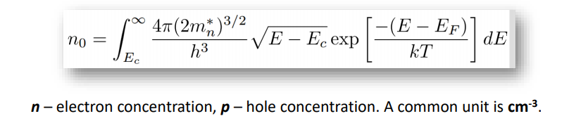 Solved 2. Calculate/Estimate concentration of electrons and | Chegg.com