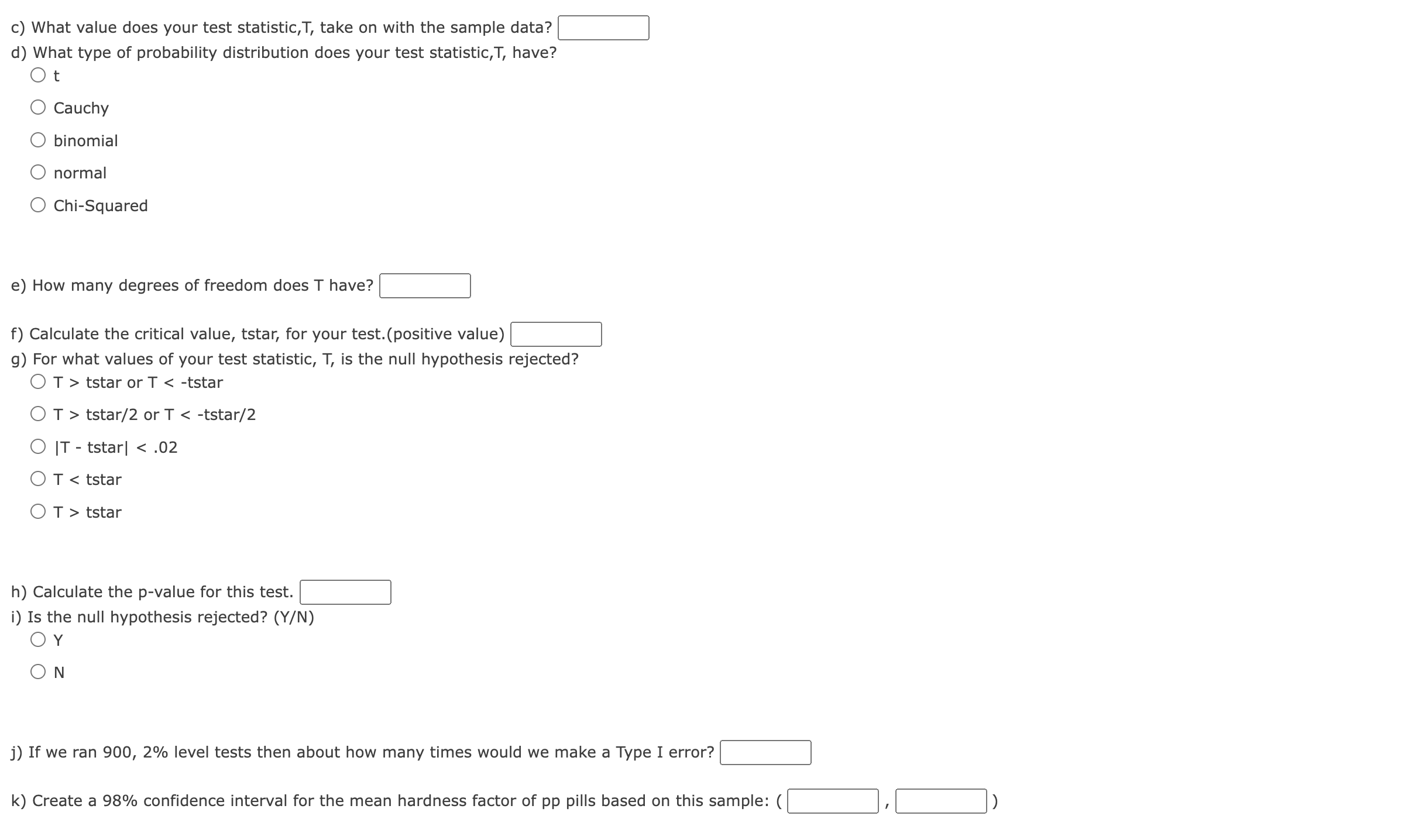 Solved A drug manufacturer produces pp pills with a measure, | Chegg.com