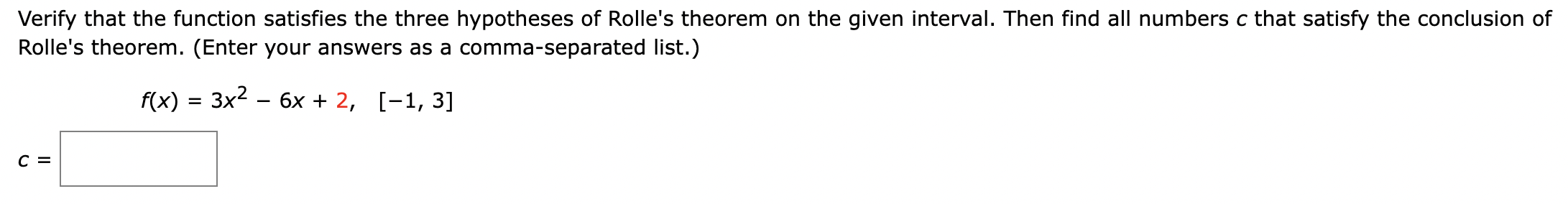 Solved Verify that the function satisfies the three | Chegg.com