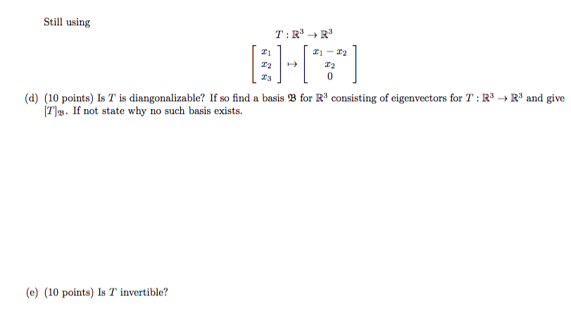 Solved 1 10 Points Consider The Following Linear