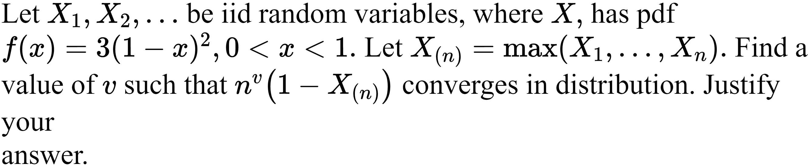 Solved 9 Let X1, X2, ... be iid random variables, where X, | Chegg.com