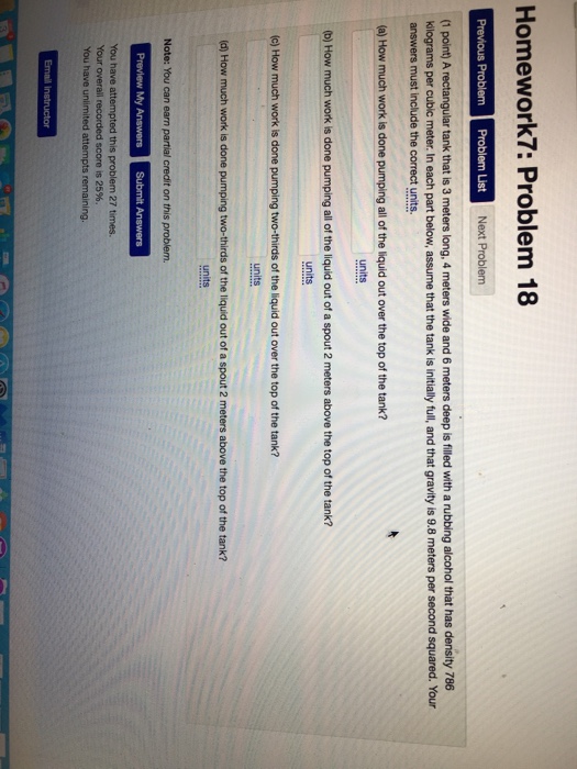 Solved Homework7: Problem 18 ProblemProblem List Next | Chegg.com Solved Homework7: Problem 18 ProblemProblem List Next | Chegg.com
