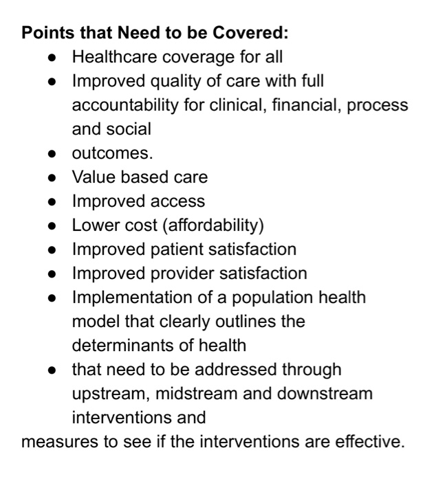 Solved You have been hired by the Chief of Staff for | Chegg.com