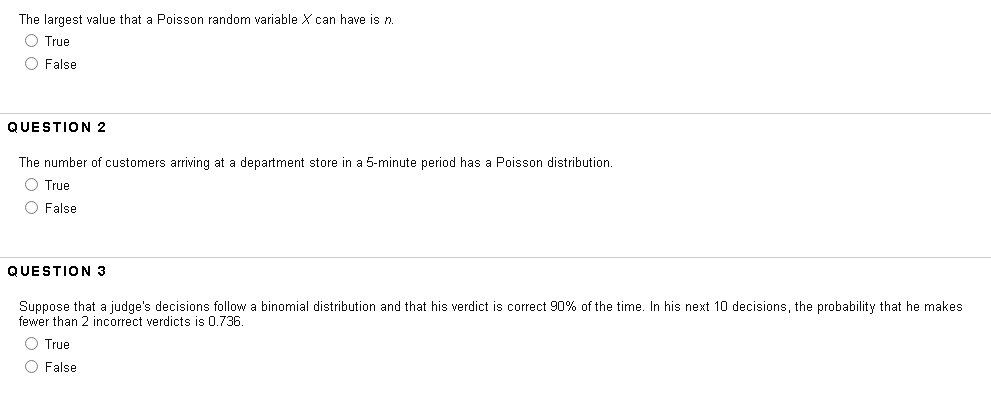 Solved The Largest Value That A Poisson Random Variable X 