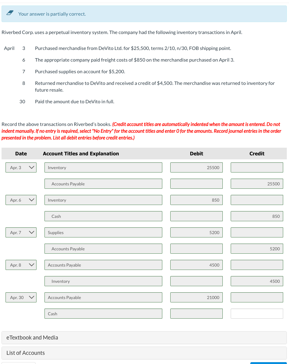 Solved Riverbed Corp. uses a perpetual inventory system. The | Chegg.com