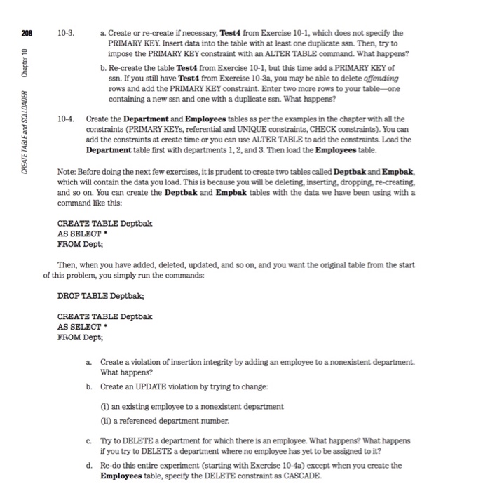 Solved As you do the exercises, unless it is stated | Chegg.com