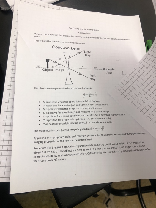 Solved Ray Tracing nd Geometrik Optics optics Theory | Chegg.com