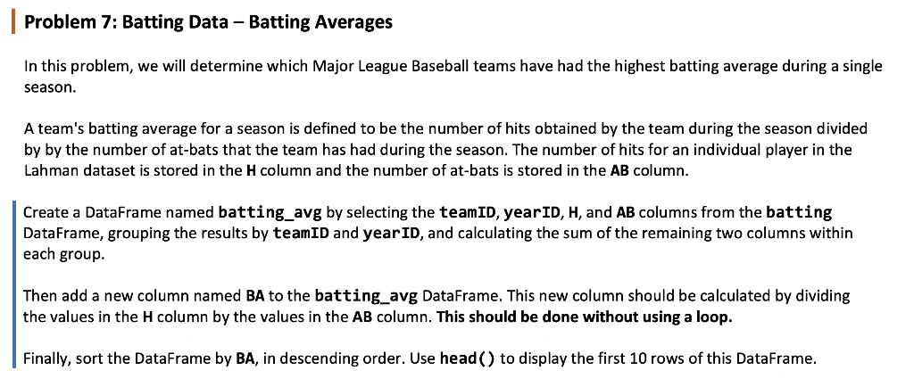 Solved Python | Jupyter Notebook ** PLEASE do not just copy | Chegg.com
