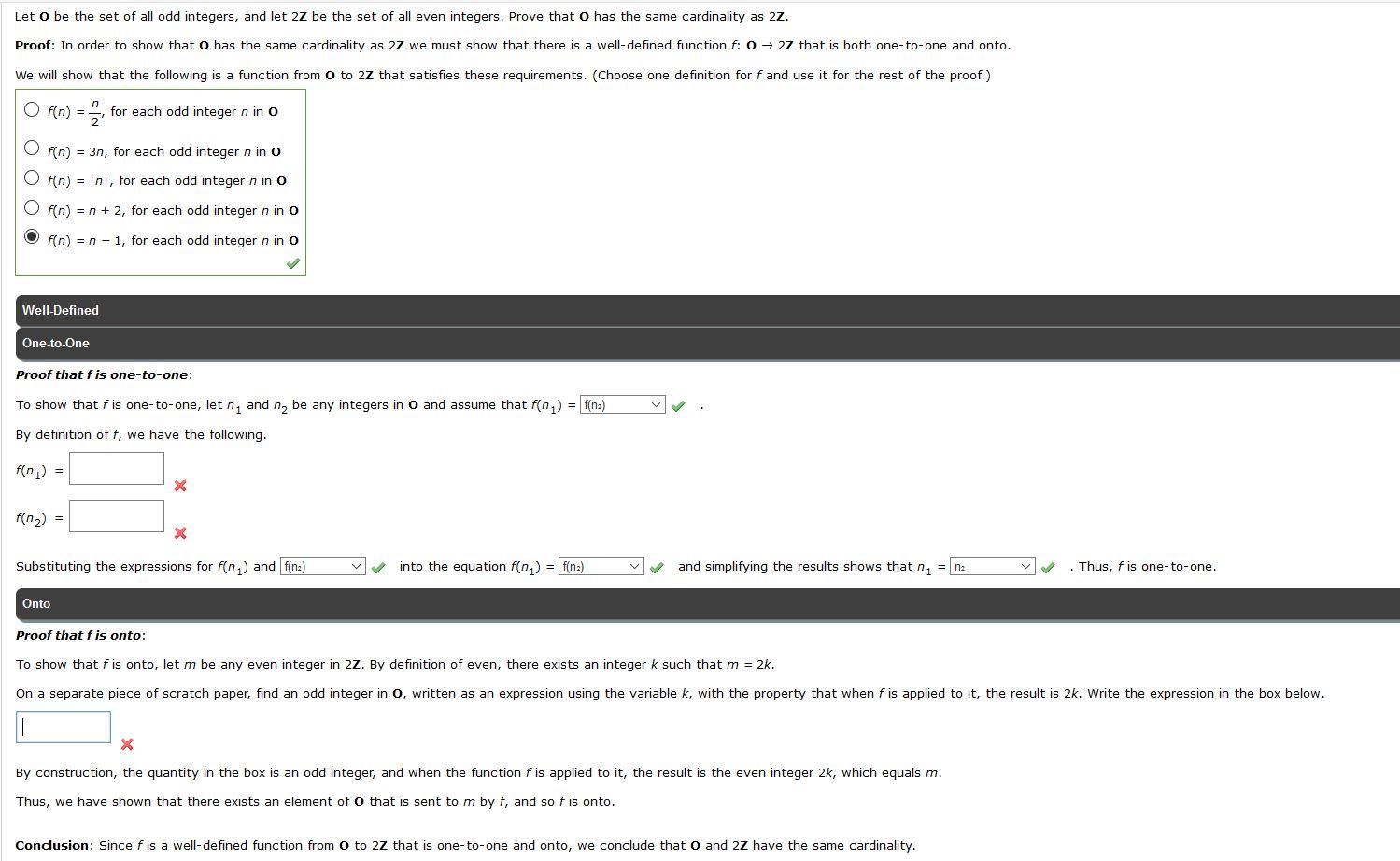 Solved Define F: R+R and G: R^Z by the following formulas: | Chegg.com