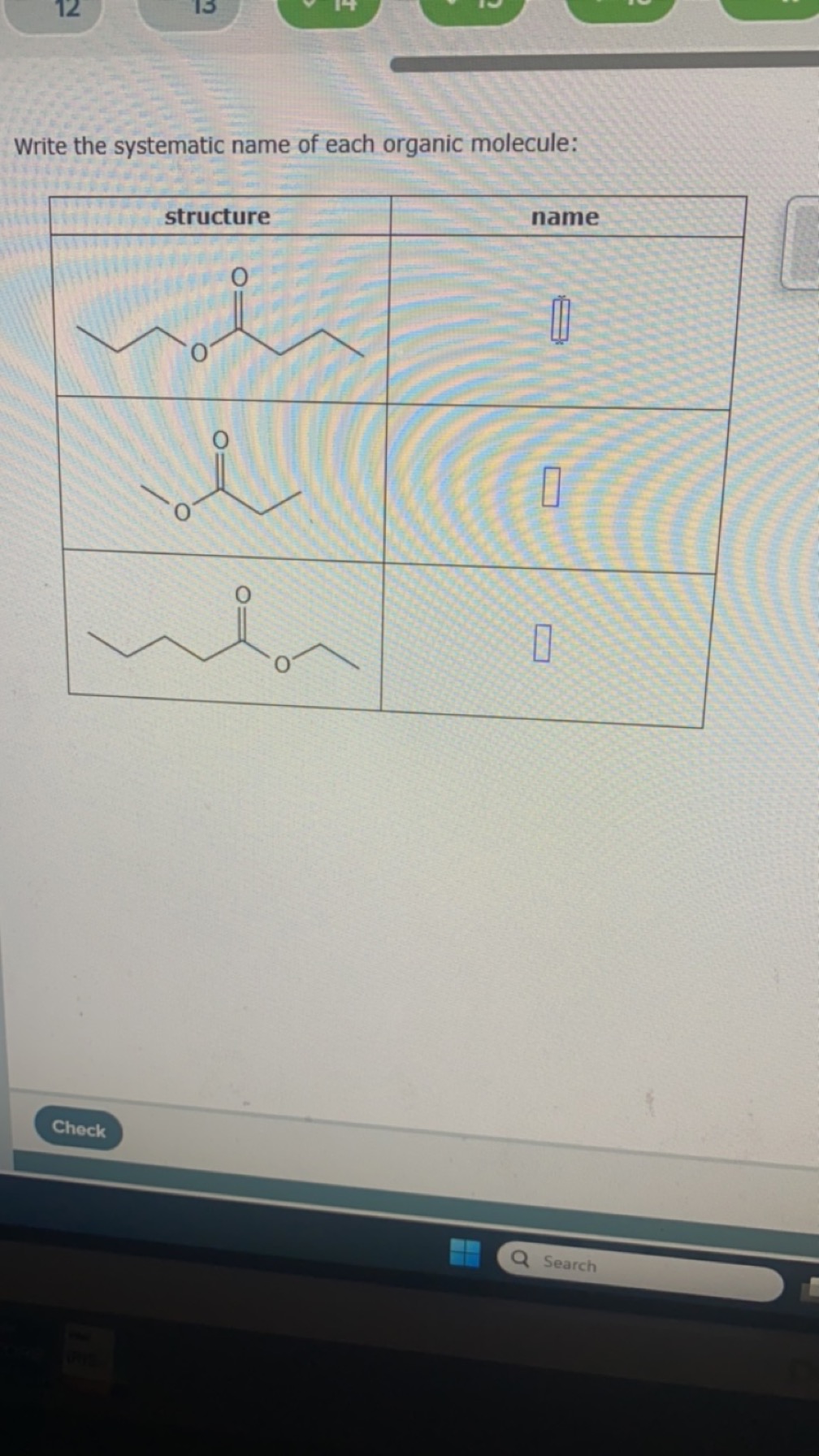 Solved Write the systematic name of each organic | Chegg.com
