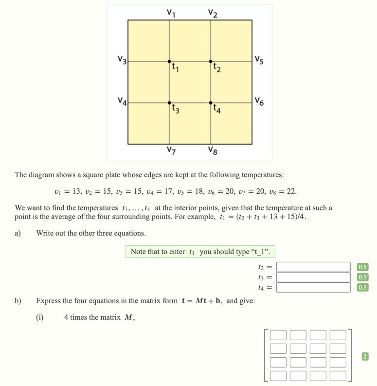 Solved V1 V2 V3 V5 ti t2 VA V6 Itz t4 V Vg The diagram shows | Chegg.com