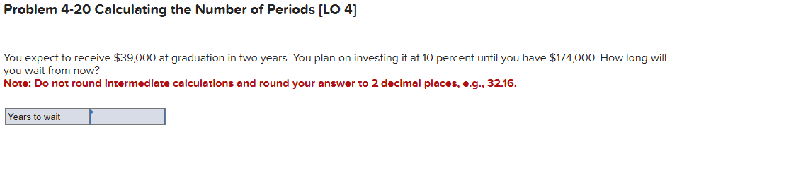 Solved Problem 4-20 ﻿Calculating the Number of Periods [LO | Chegg.com