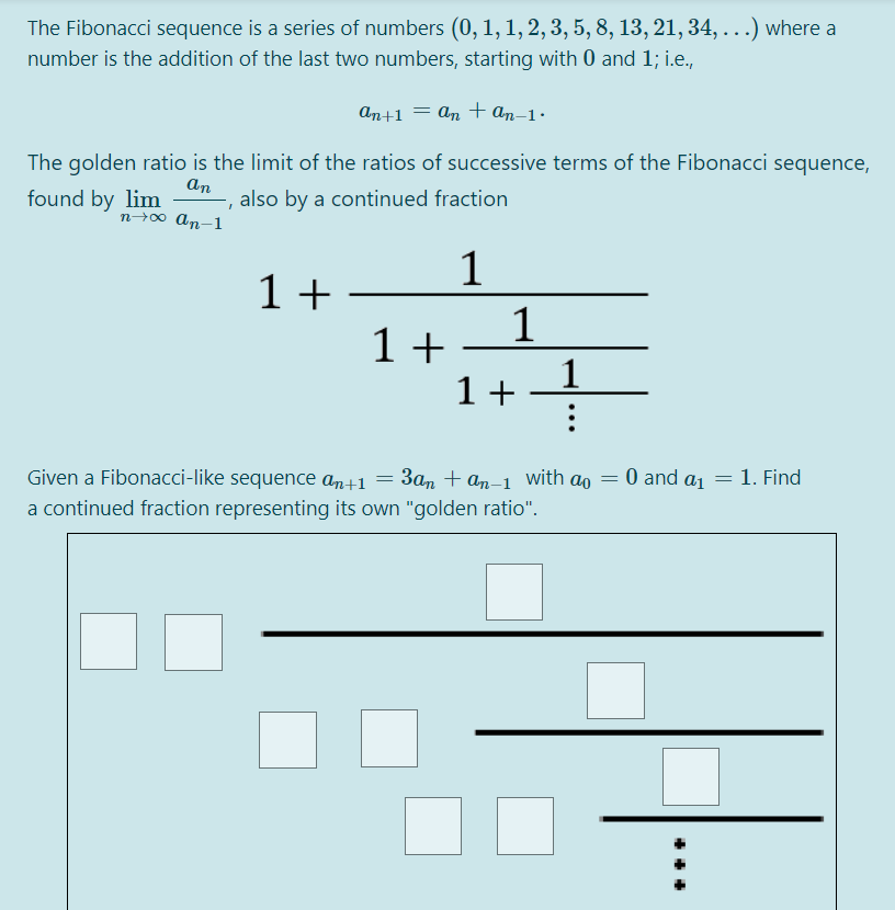 Solved The Fibonacci sequence is a series of numbers (0,1, | Chegg.com