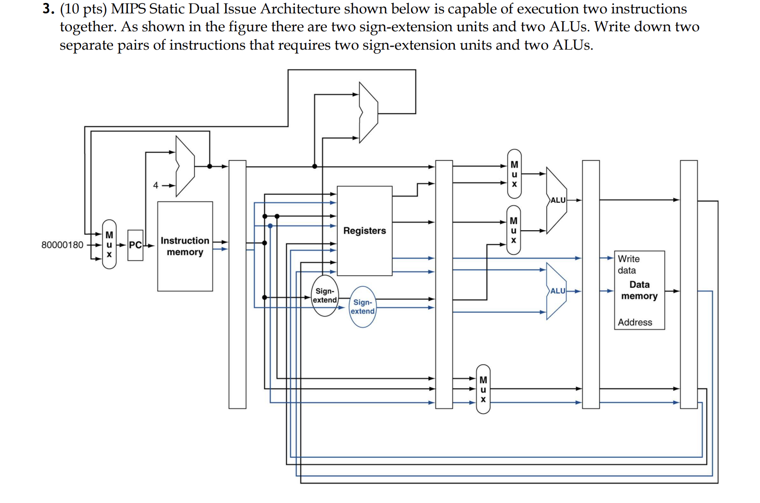 Solved 1.a). Pair of instructions that require two | Chegg.com