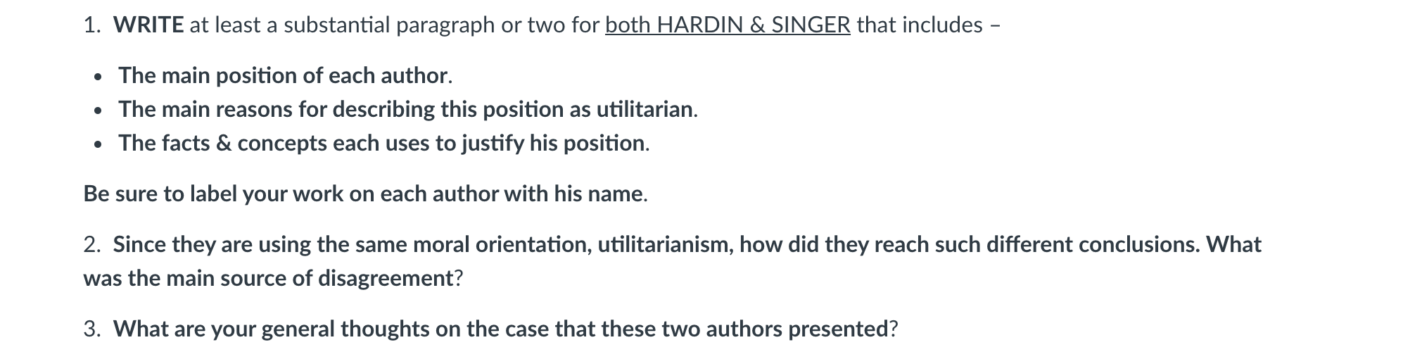 1. WRITE at least a substantial paragraph or two for | Chegg.com