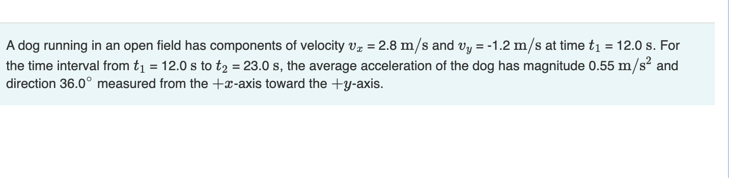 A dog running in an open field has components of | Chegg.com