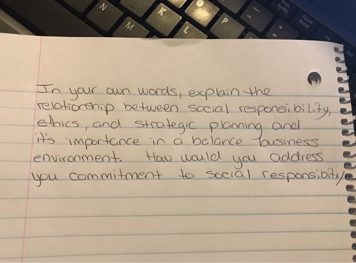 Solved In your own words, explain the relationship between | Chegg.com