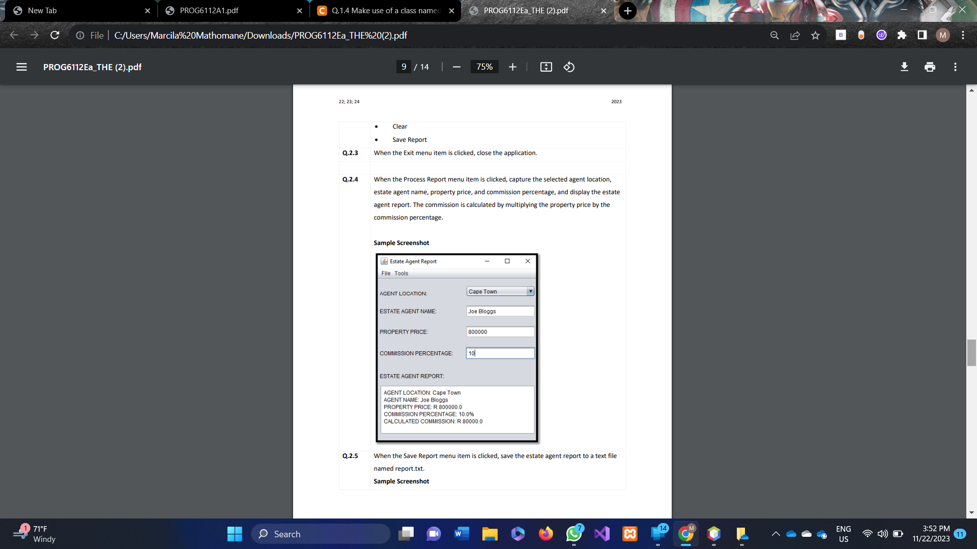 Solved You are required to write unit tests for the | Chegg.com