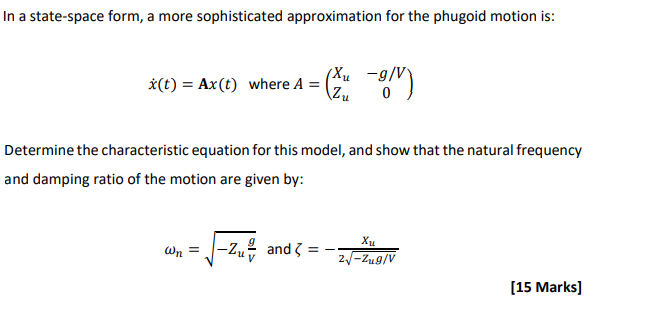 Solved In a state-space form, a more sophisticated | Chegg.com