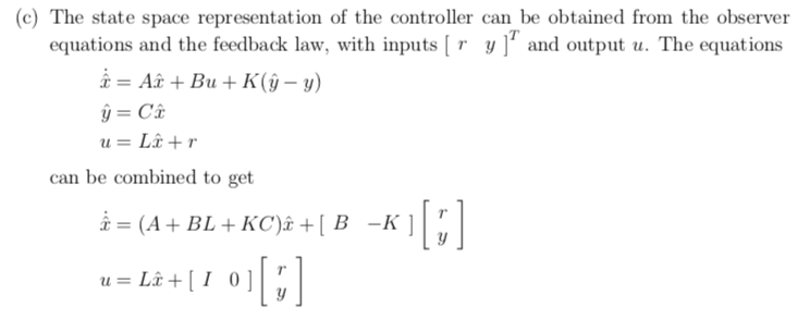 From State Space Realization To Tf I Dont Understand