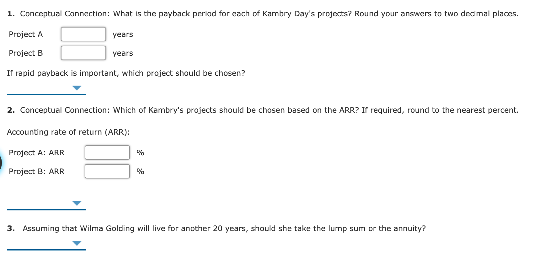Solved Net Present Value and Competing Projects Follow the | Chegg.com