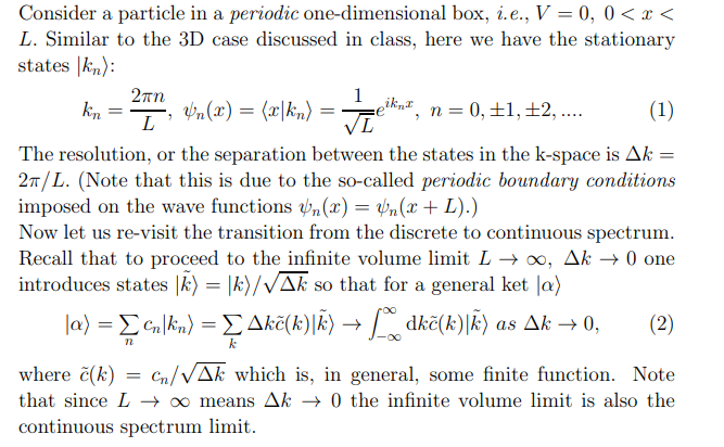 Solved Consider a particle in a periodic one-dimensional | Chegg.com
