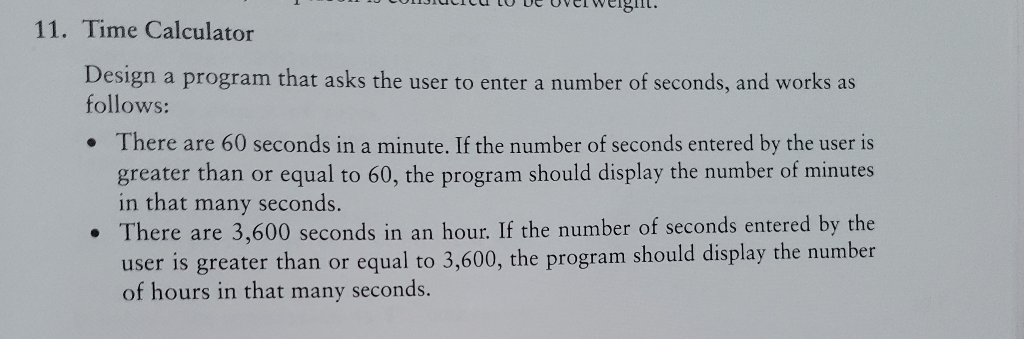 Solved 811. 11. Time Calculator Design a program that asks | Chegg.com
