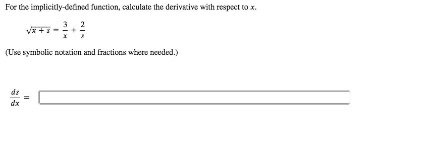 Solved Consider the implicit function. e = sin (5x) dy | Chegg.com