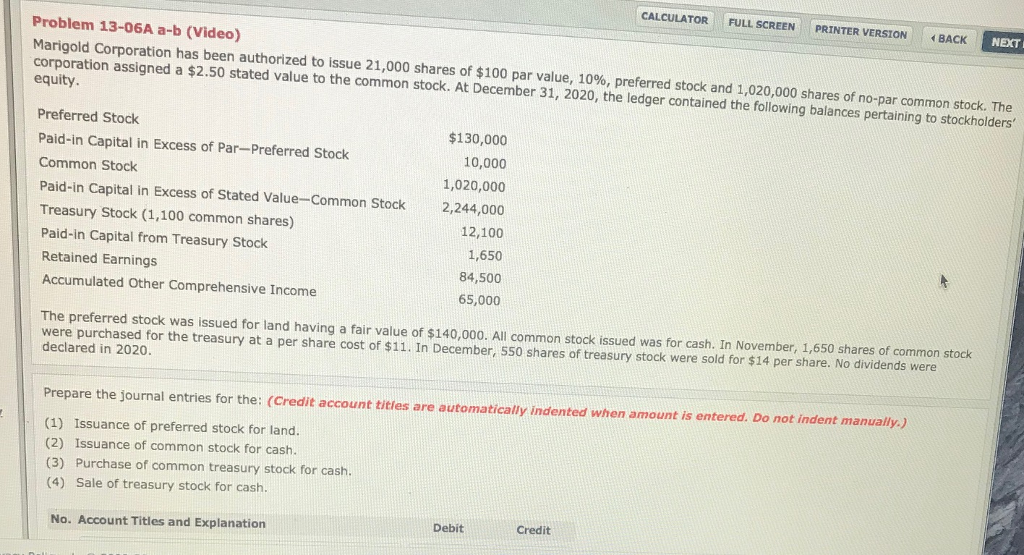 Solved CALCULATOR FULL SCREENPRINTER VERSION BACK NEXT | Chegg.com