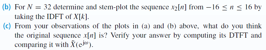 Solved 50. Let the DTFT X~(ejω) of a sequence x[n] be given | Chegg.com