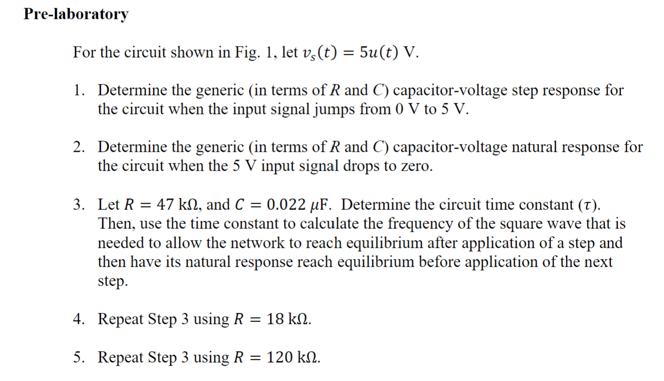 Solved Figure 1. Network with an energy-storage element.For | Chegg.com
