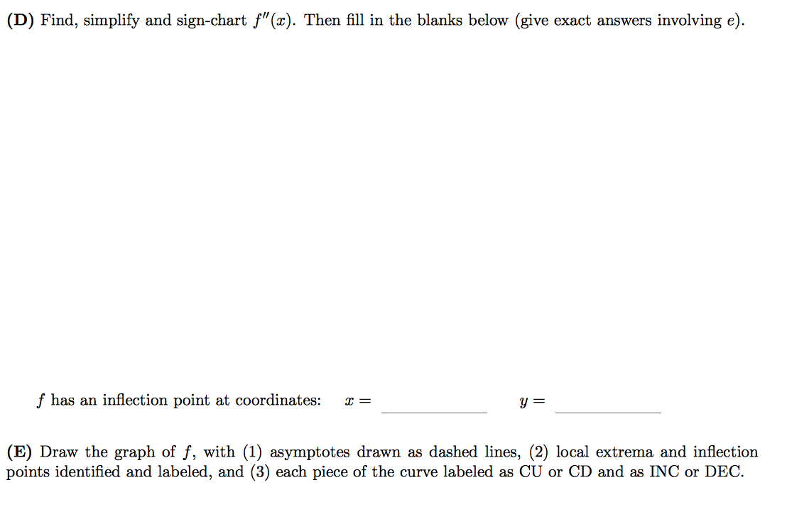 Solved For the function f(x) = 10 ln(x) do the following | Chegg.com