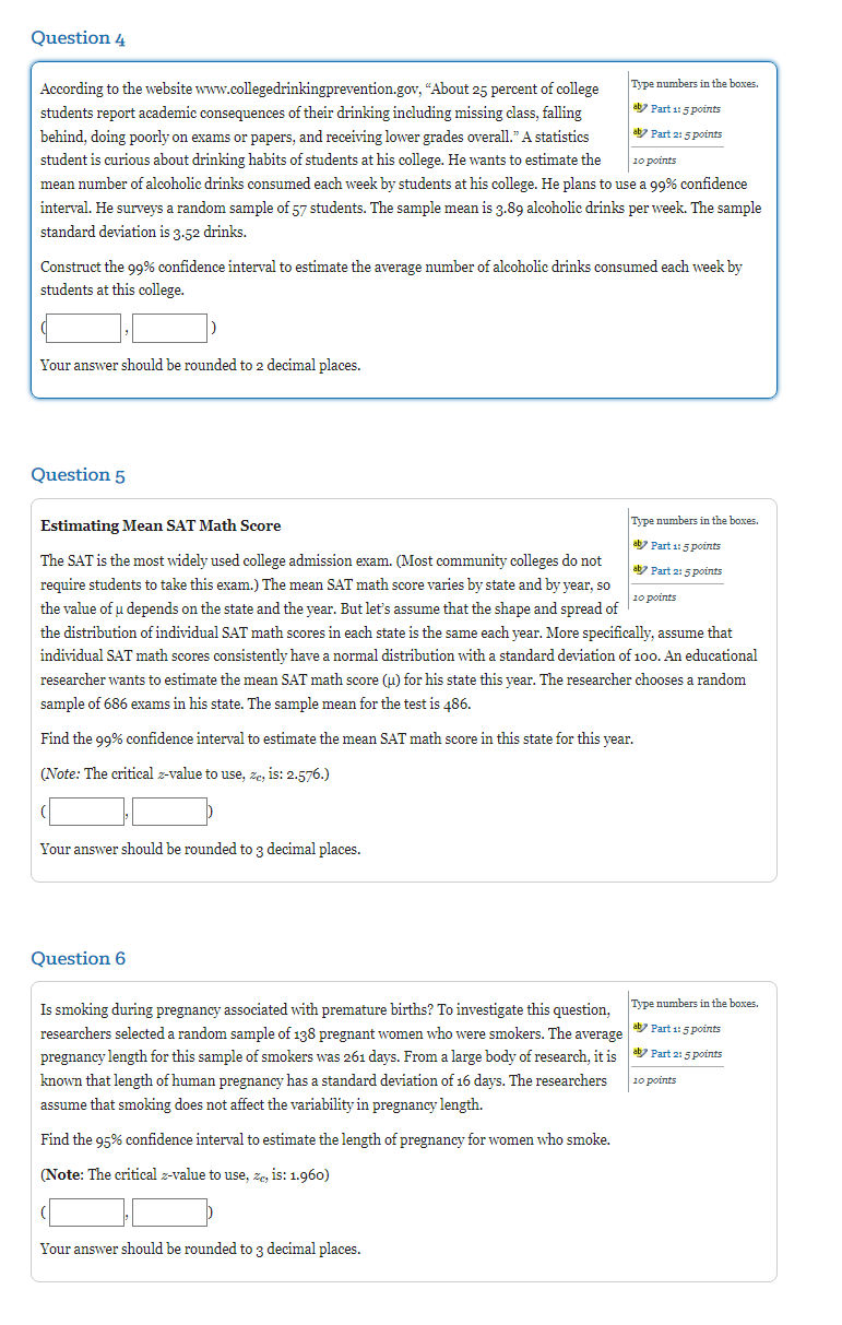 Solved I couldn't get the right answer for questions 4 5 6. | Chegg.com