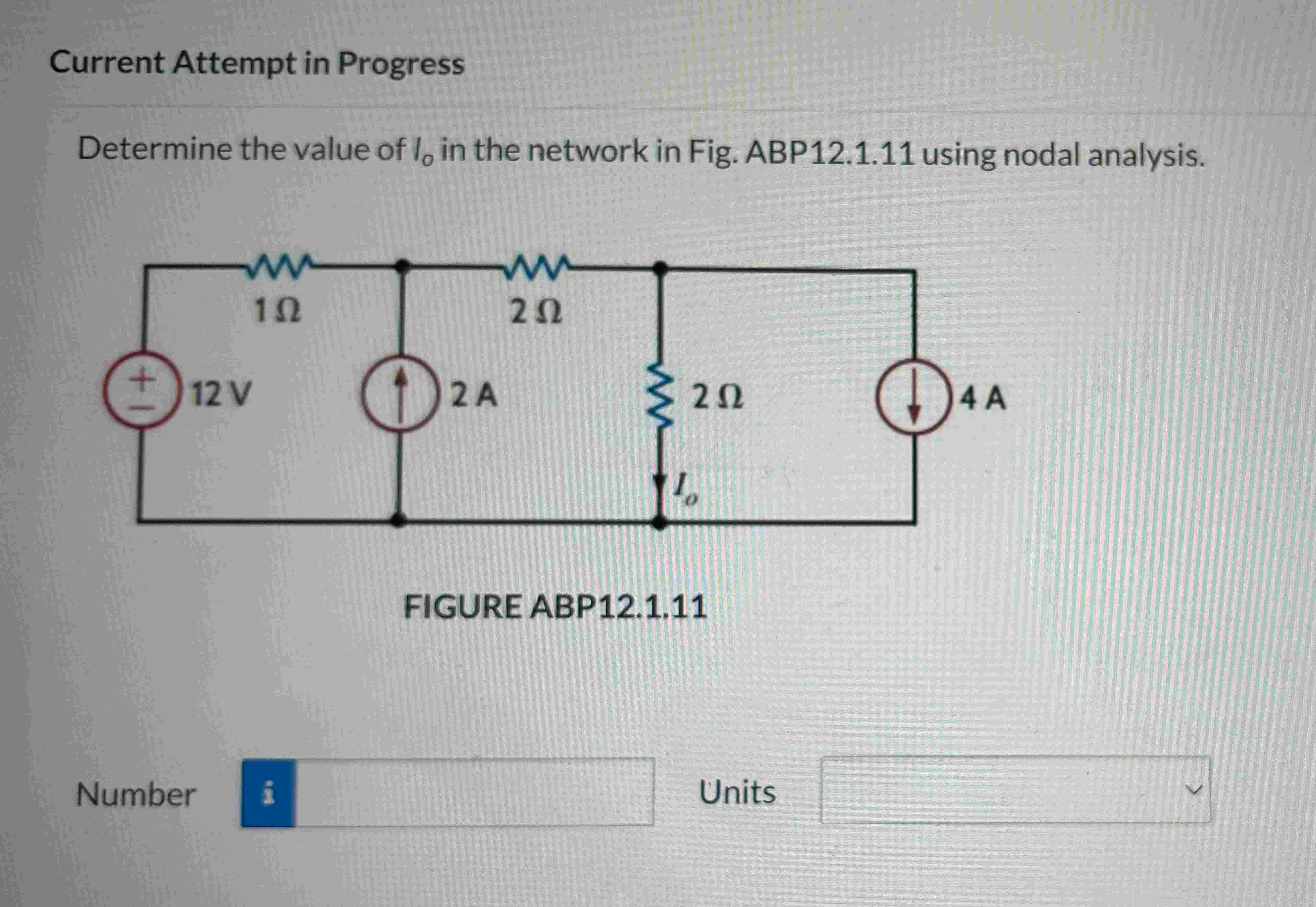 Current Attempt in Progress Determine the value of \( | Chegg.com