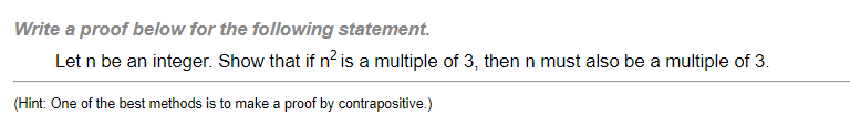 Solved Write a proof below for the following statement. Let | Chegg.com
