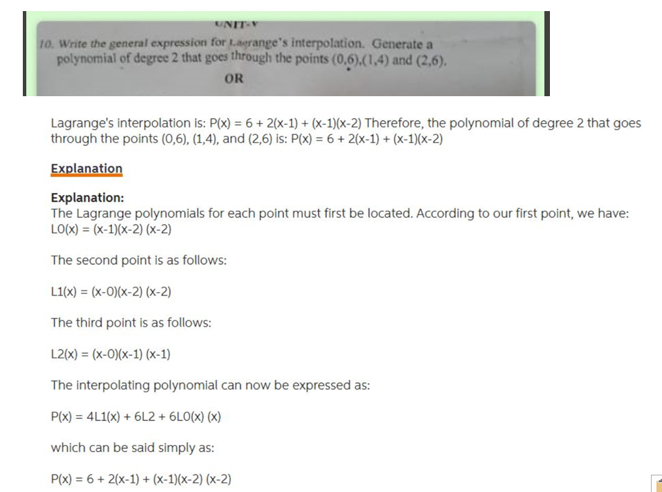 Solved Not clear on the below solution. Kindly provide me | Chegg.com