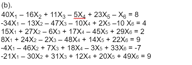 Solved 2. Determine the unknown variable by applying | Chegg.com