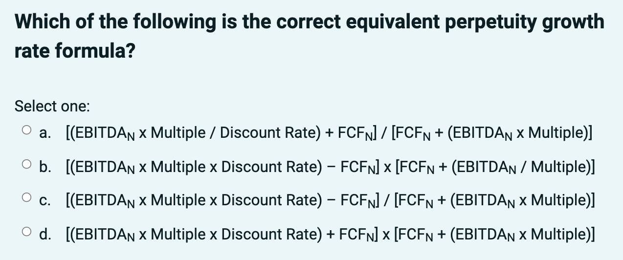 Solved Which of the following is the correct equivalent | Chegg.com