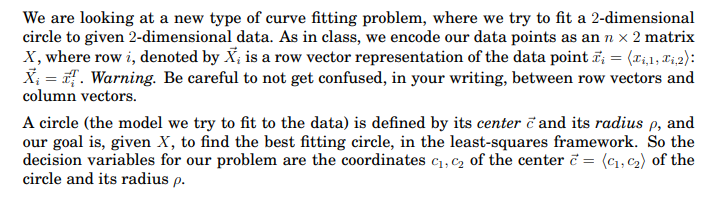 We are looking at a new type of curve fitting | Chegg.com